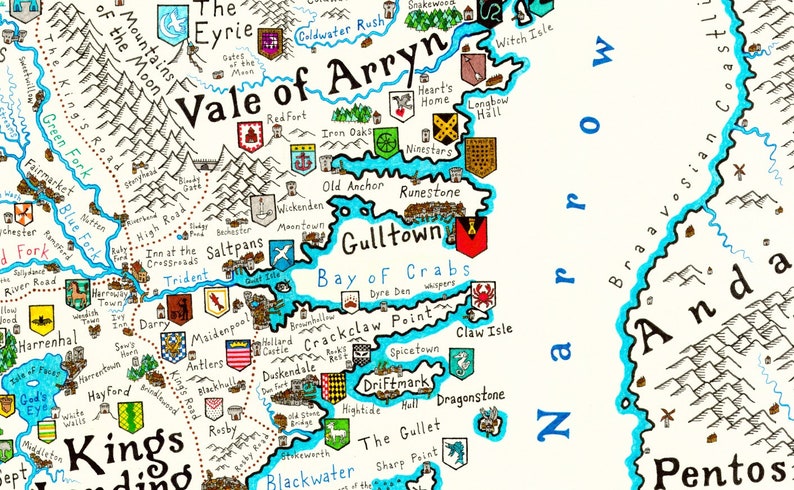 Westeros Sigil Map digital File - Etsy