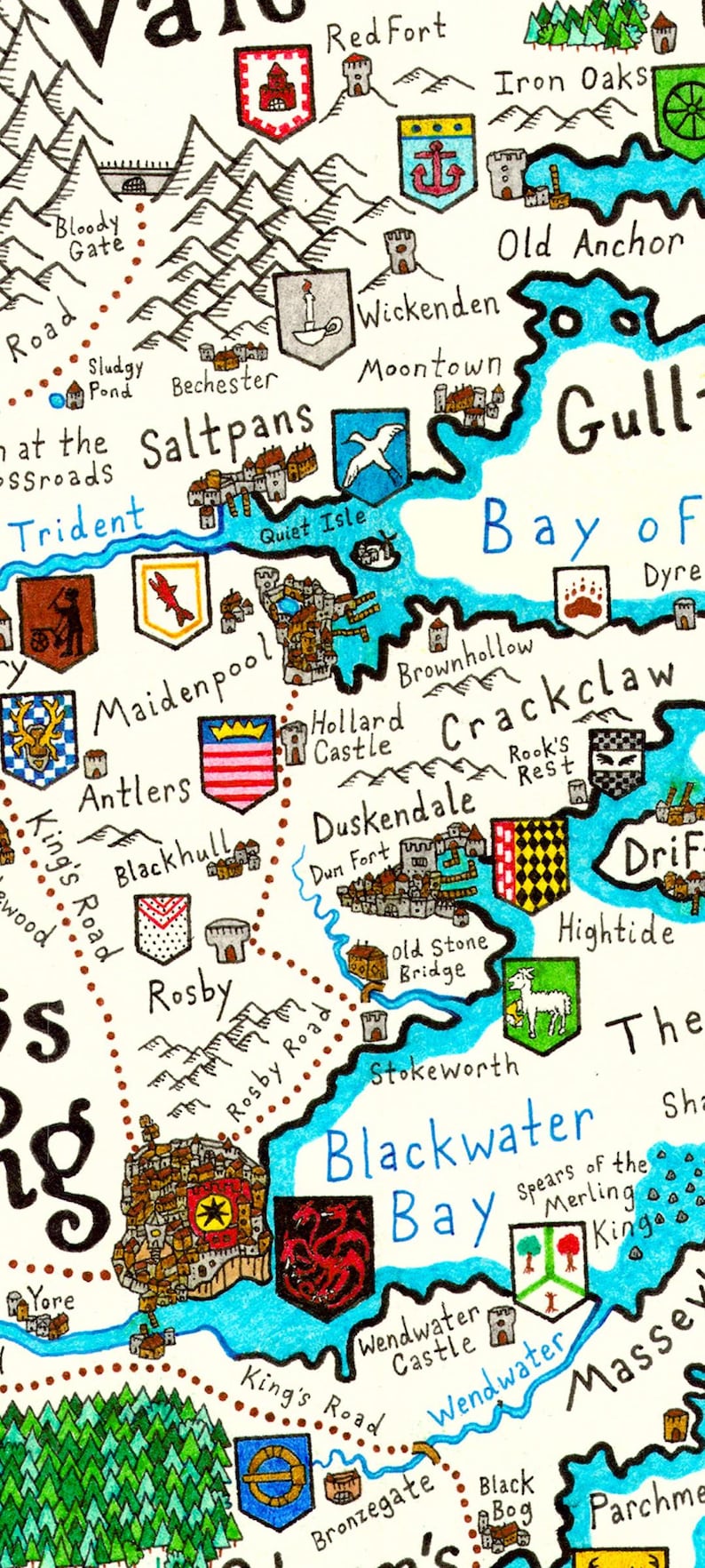 Westeros Sigil Map (digital File) - Etsy