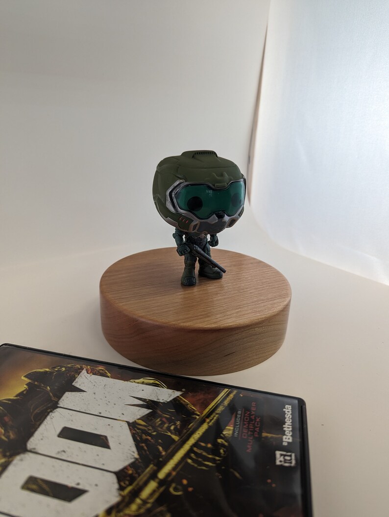 Funko Pop Stand, Padauk Stand, Round Stand, Wood Stand, Figure Stand ...