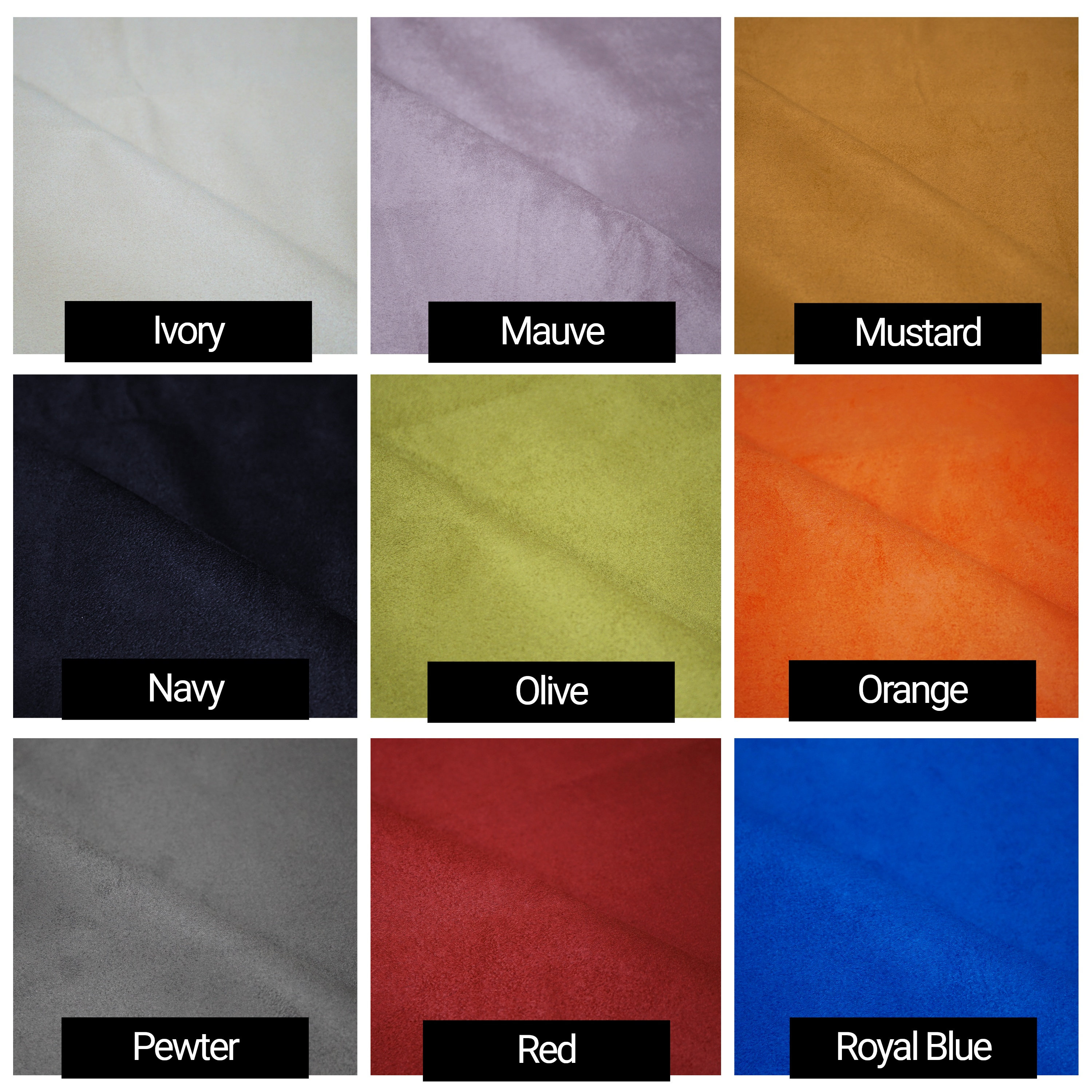 Premium Faux Suede Polyester Fabric Upholstery Soft Furnishing Material ...