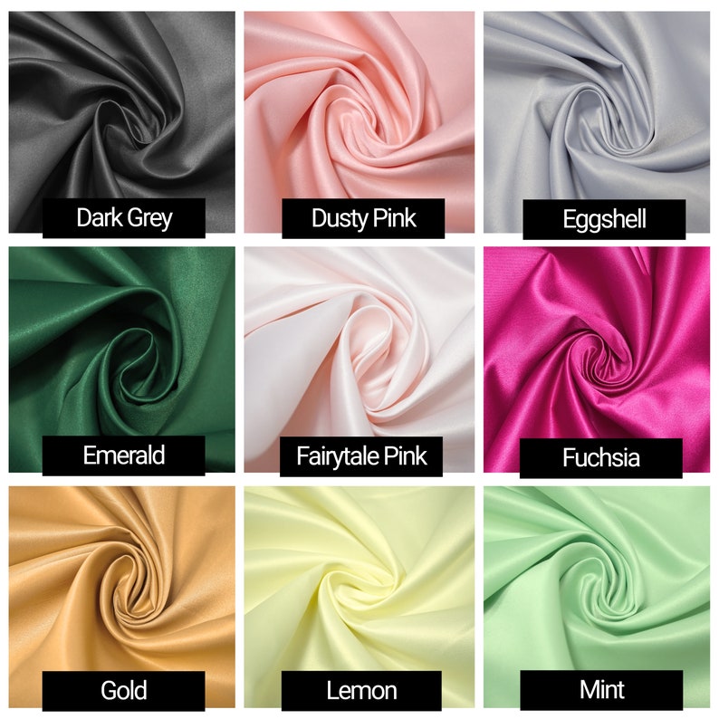 Matte Duchess Bridal Satin Fabric for Dressmaking Wedding - Etsy