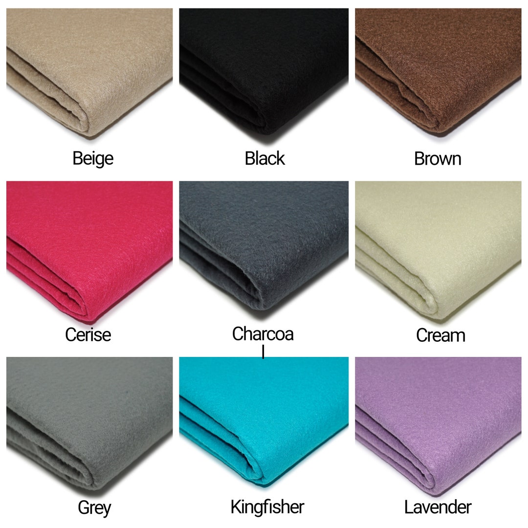 Acrylic Felt Fabric 1.5mm Thick Craft Material Sewing Decoration Art ...