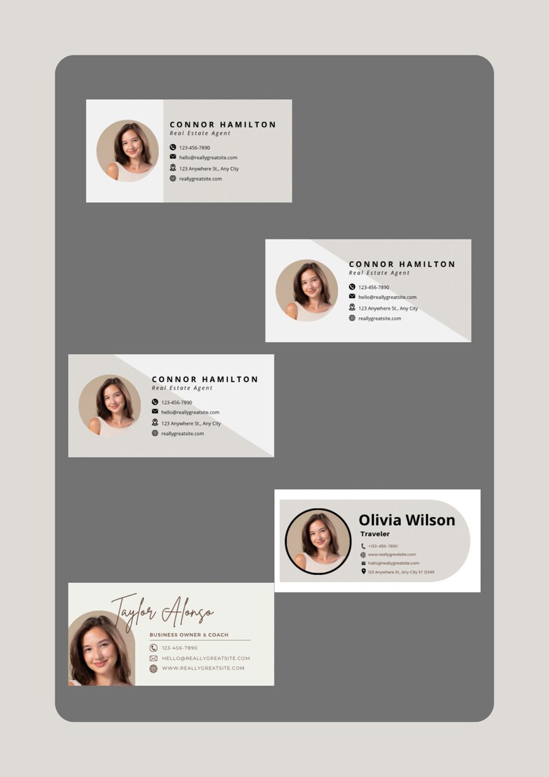 13 Email Signature Template Real Estate, Makerting, SSM, Outlook ...