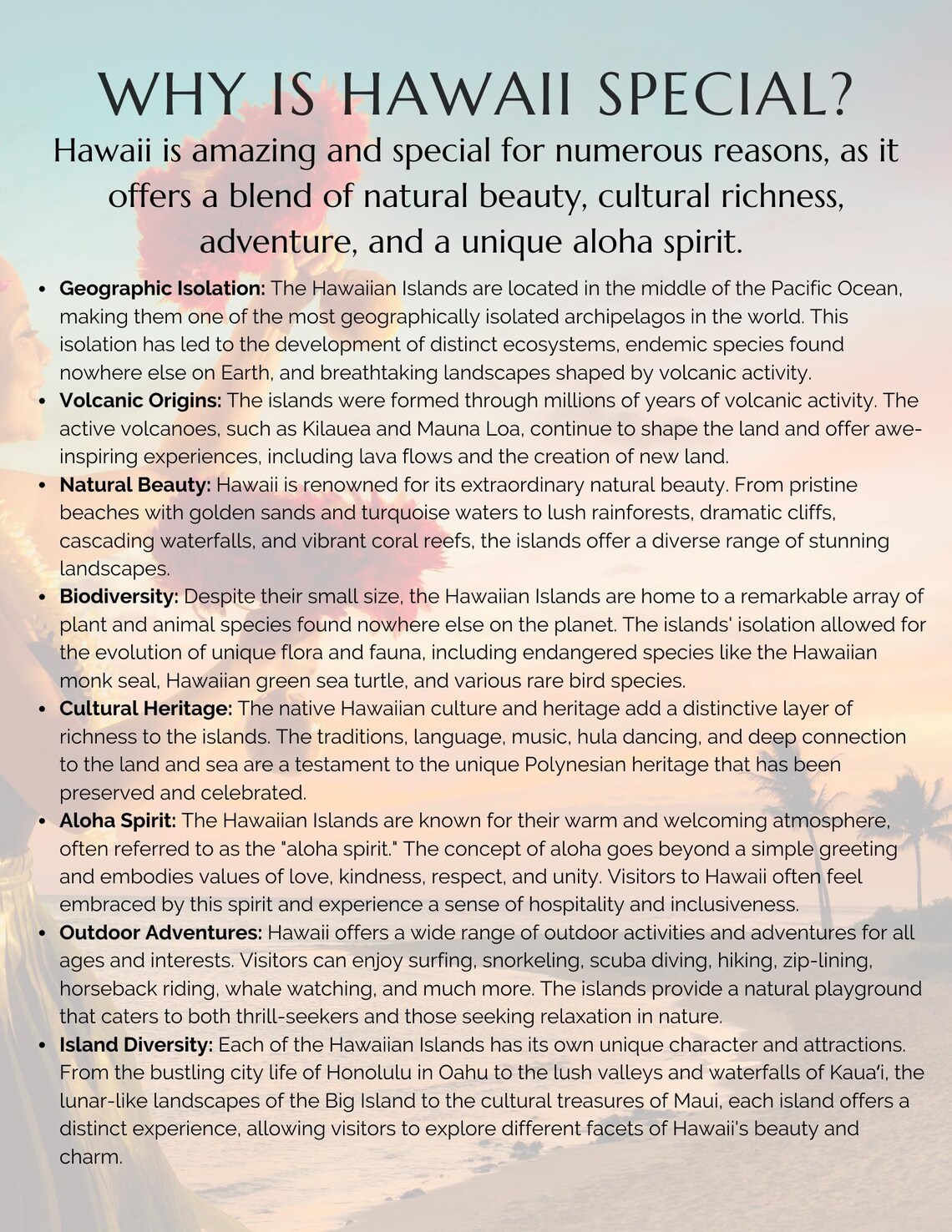 Hawaiian Islands Proposal Template for Travel Agents | Canva Template ...