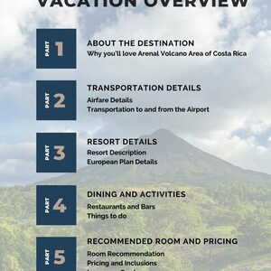 Arenal Volcano All Inclusive Proposal Template for Travel Agents ...
