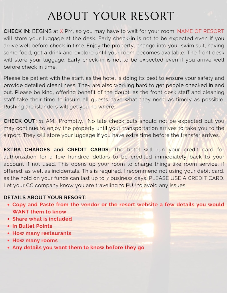 Bahamas Know Before Your Go Template for Travel Agents | Canva Template ...