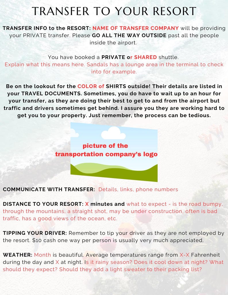 Bahamas Know Before Your Go Template for Travel Agents | Canva Template ...