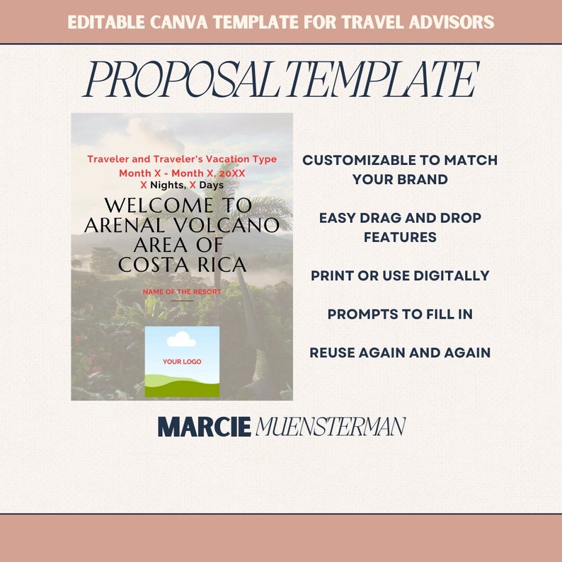 Arenal Volcano All Inclusive Proposal Template for Travel Agents ...