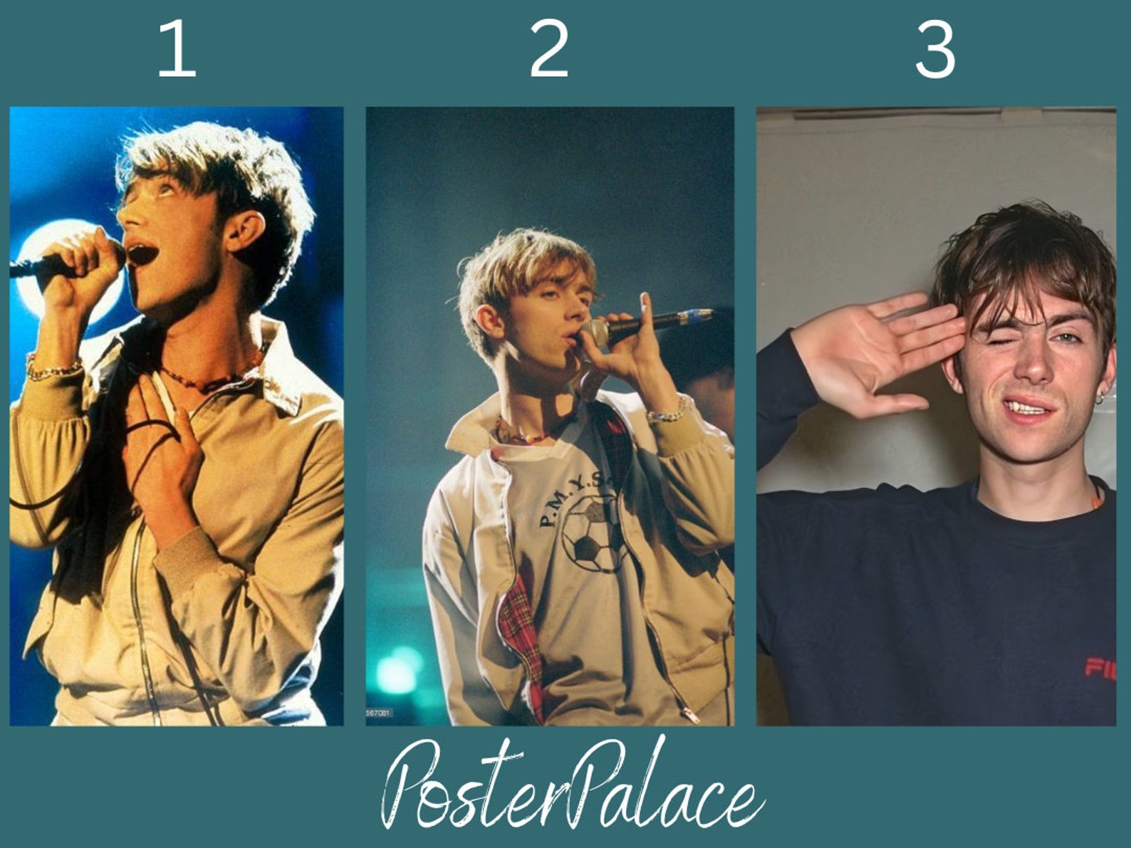 Damon Albarn Posters Print Blur Brit-pop Art Bedroom FREE DELIVERY - Etsy