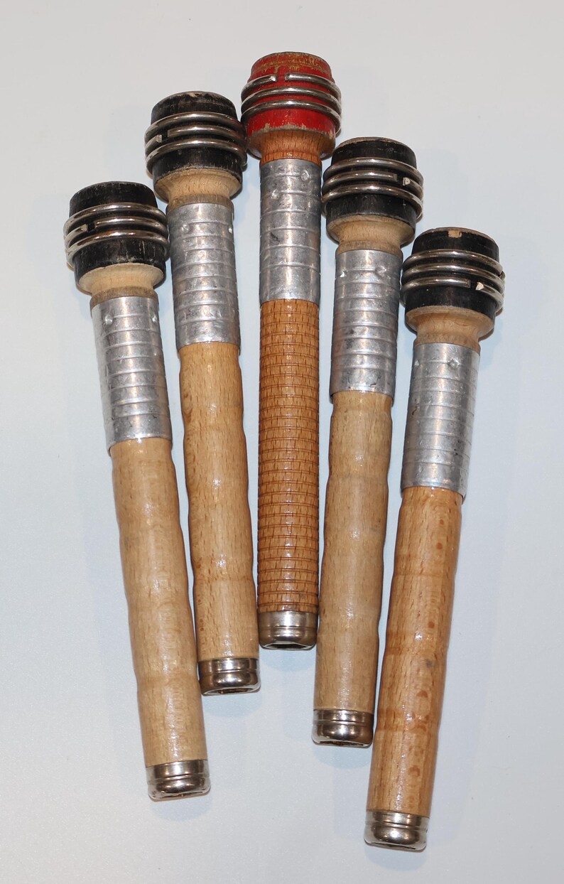 5 Wooden Quill Bobbins, Industrial Textile Thread Yarn Spools - Etsy