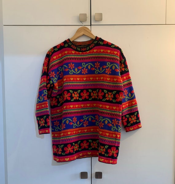 colourful vintage jumper - Gem