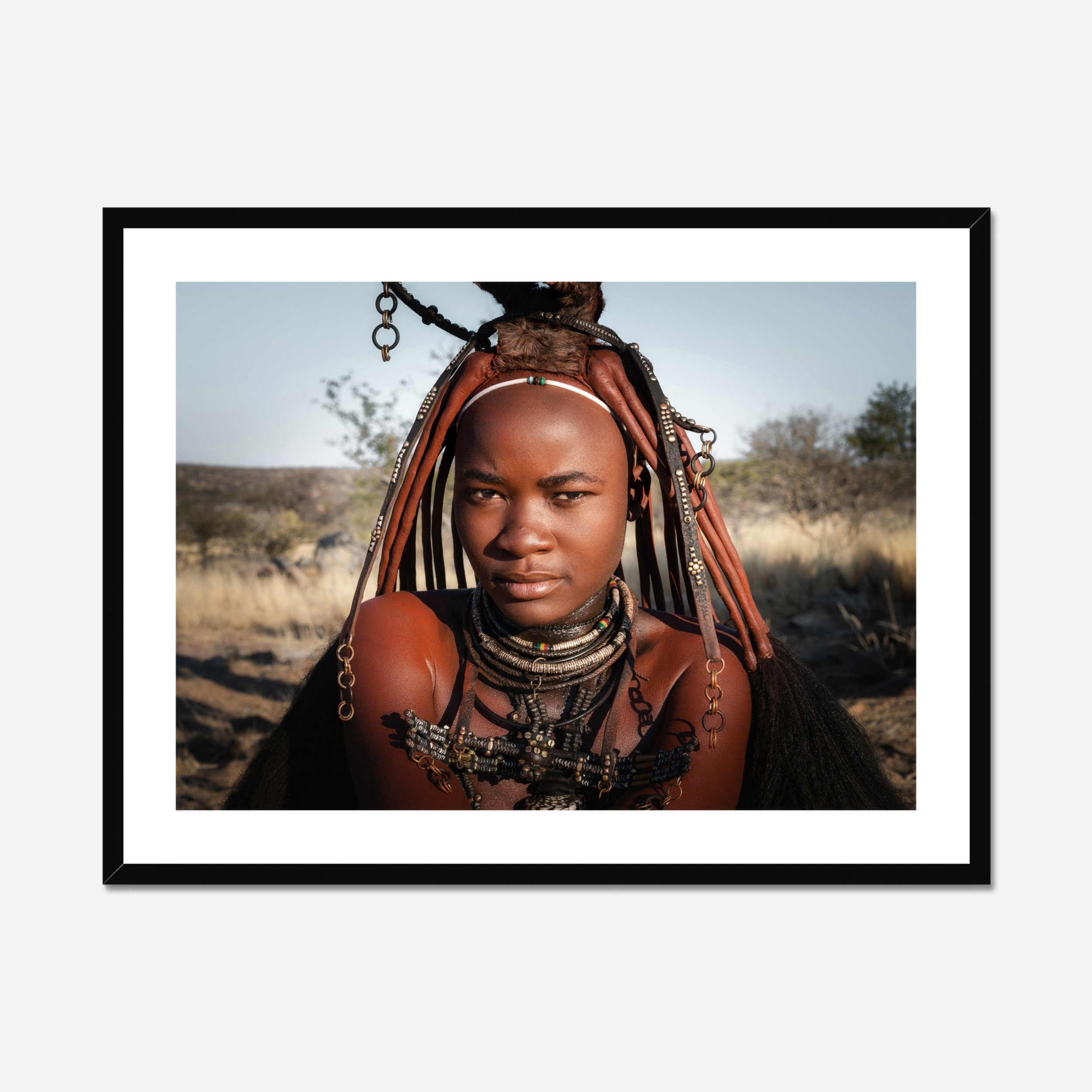 Himba Woman Fine Art Print, Namibia Portrait Photography, Tribal ...