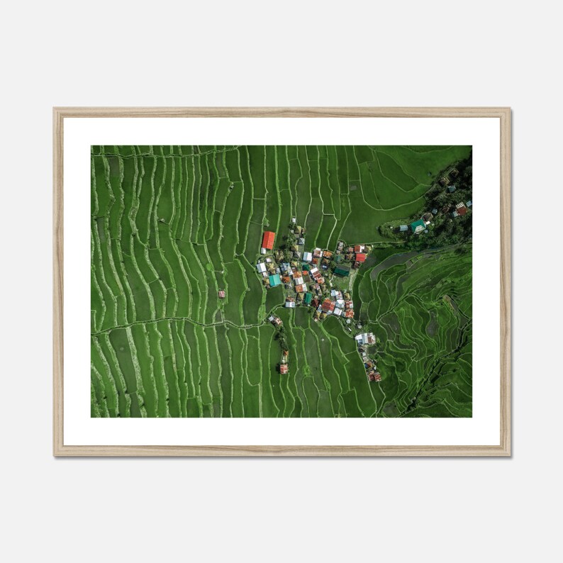 Batad Rice Terraces Fine Art Print, Philippines Aerial Photography ...