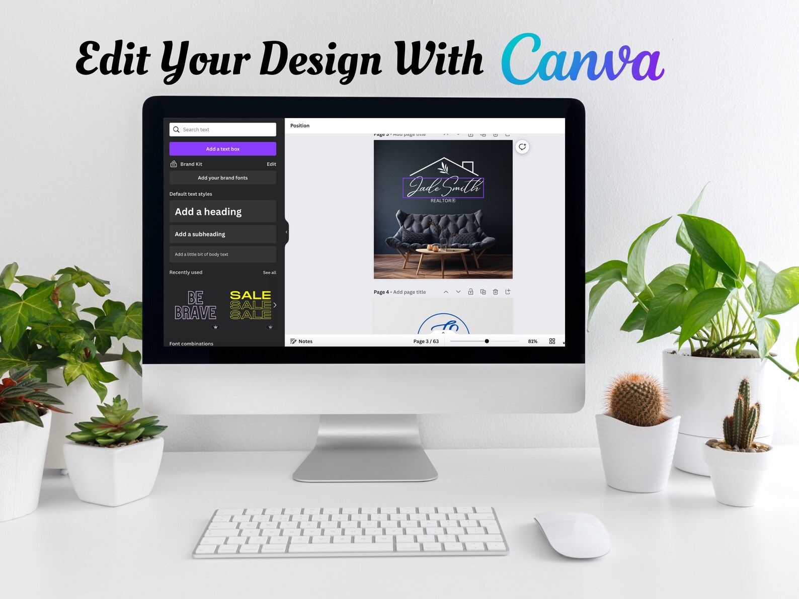 100+ DIY Logos for Realtors | Editable Logos, Gold Realtor Logos, Real ...