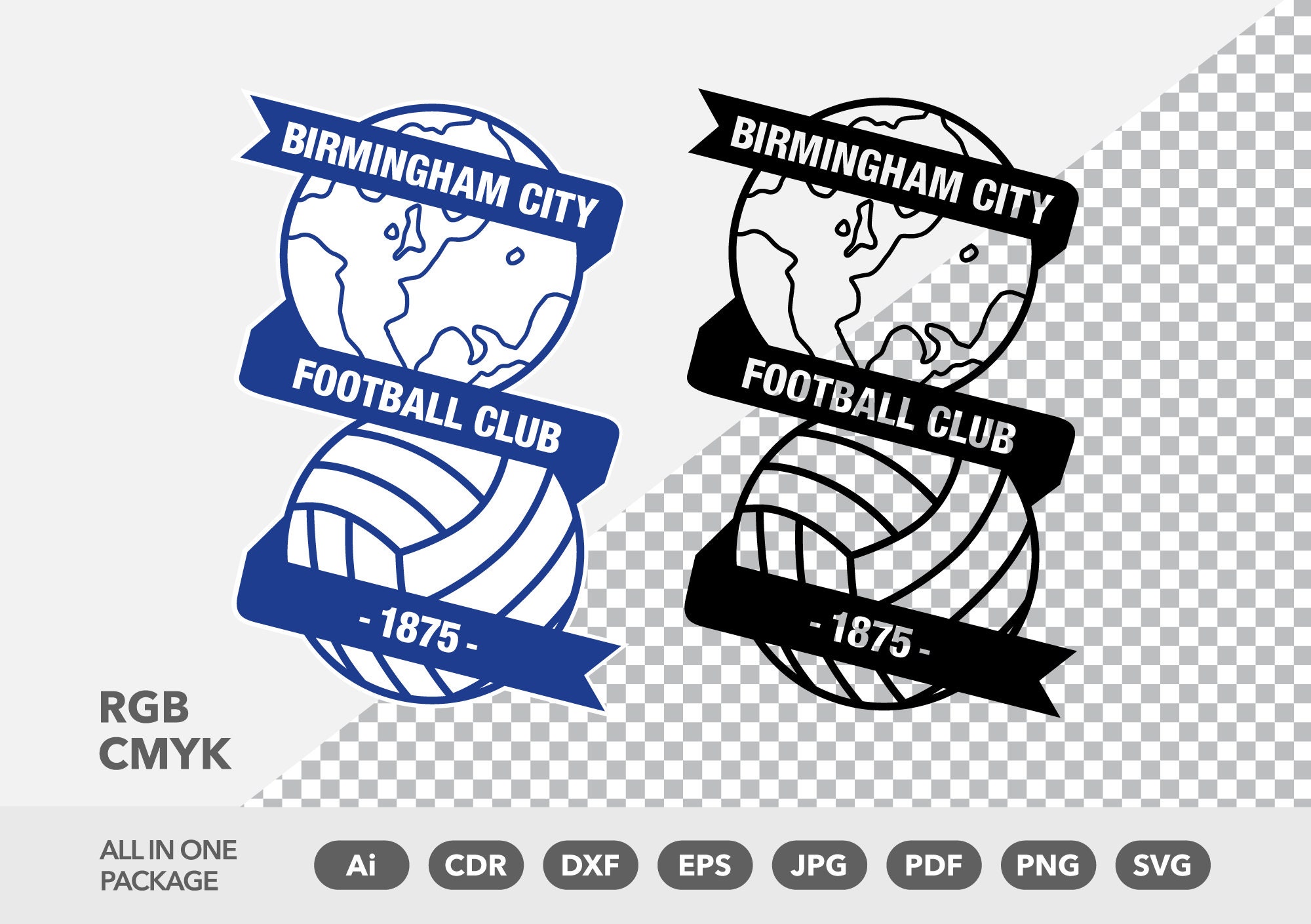 Birmingham City FC Logo Ai Cdr Dxf Eps Pdf Png Jpg - Etsy UK
