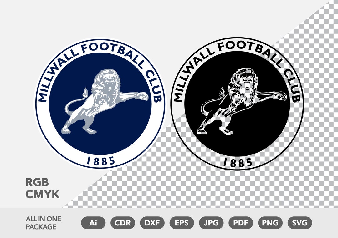 Millwall FC Logo Ai Cdr Dxf Eps Pdf Png Jpg Svg - Etsy UK