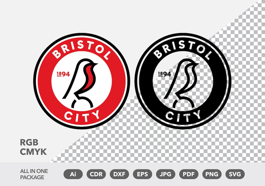 Bristol City FC Logo Ai Cdr Dxf Eps Pdf Png Jpg Svg - Etsy