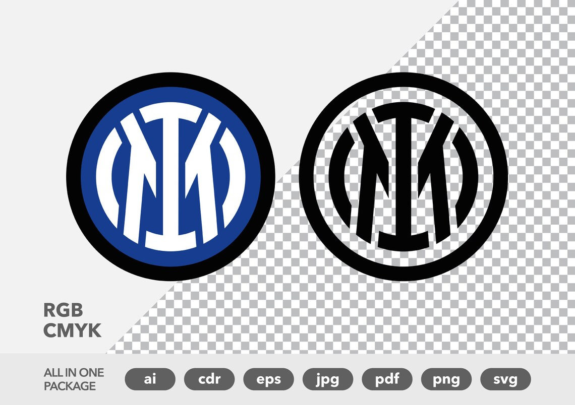 FC Inter New Logo Ai Cdr Eps Pdf Png Jpg Svg - Etsy Israel