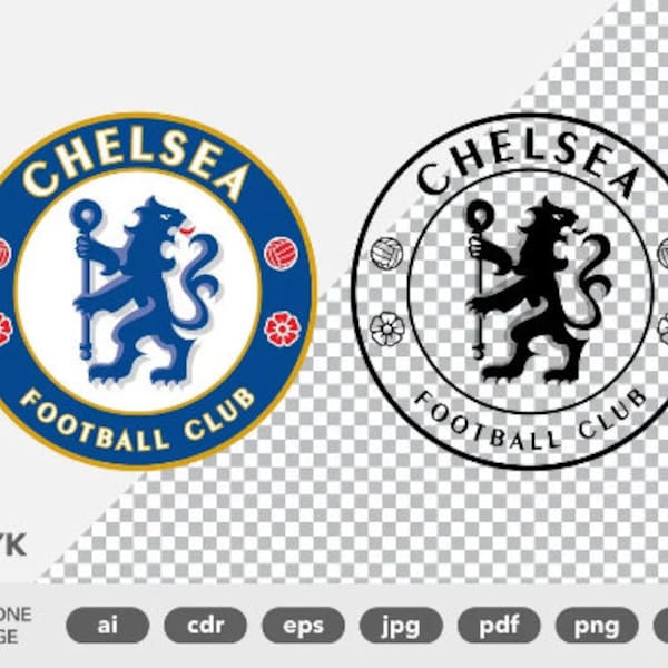 Chelsea Football Club Logo Svg - Etsy