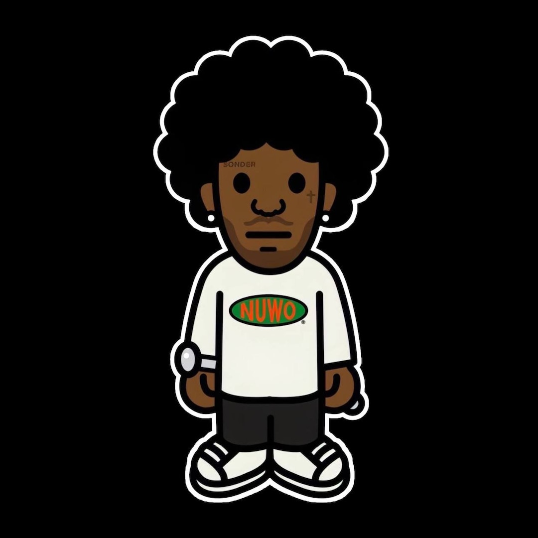 Brent Faiyaz X Baby Milo Sticker - Etsy