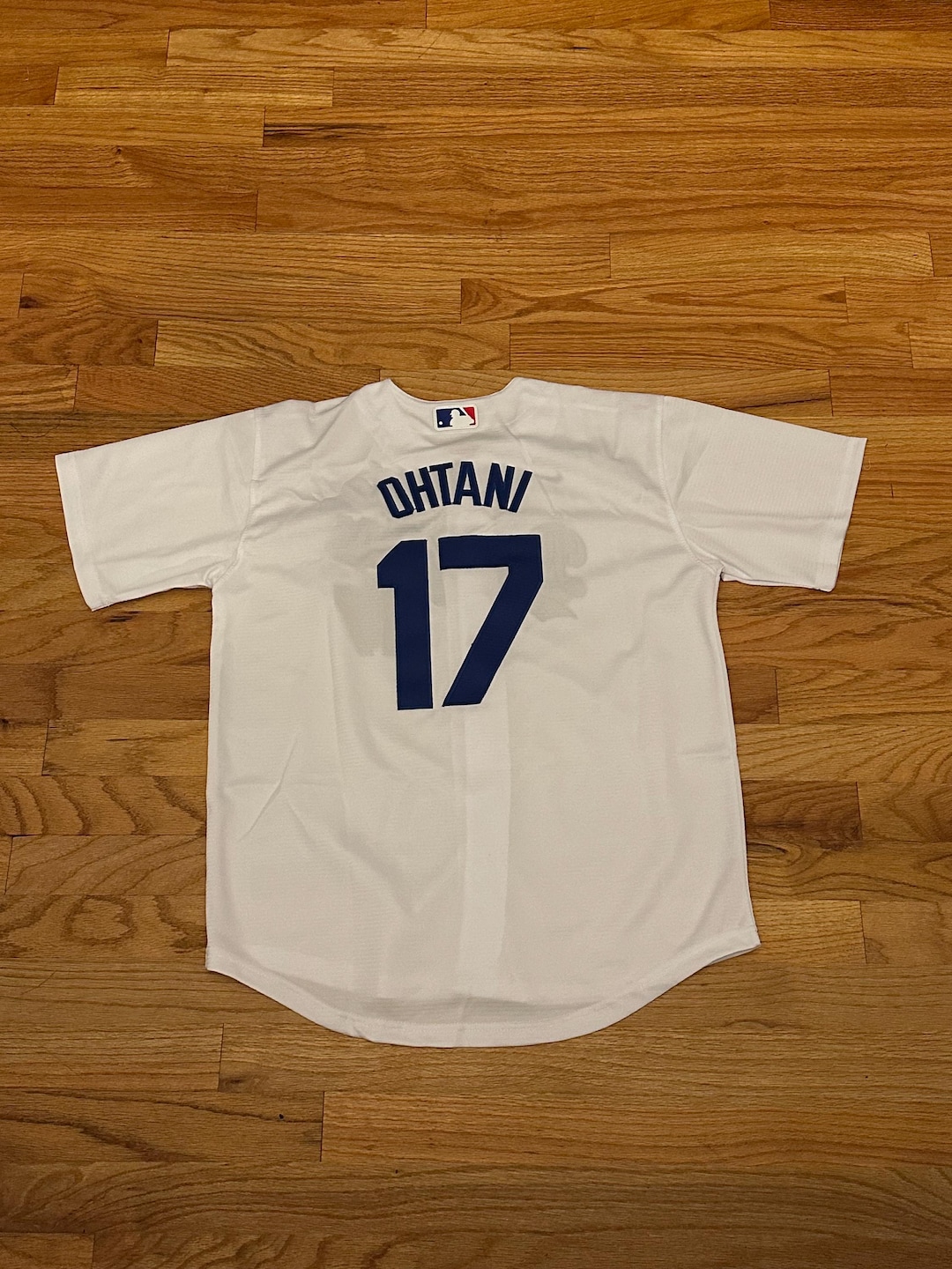 Shohei Ohtani 17 Los Angeles Dodgers White Kid Jersey Stitched YOUTH XL ...