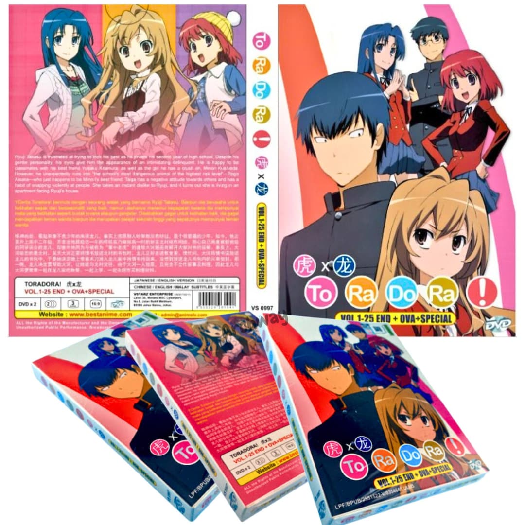 Toradora! Tiger X Dragon Vol .1 -25 End + OVA + Special Anime Dvd ...