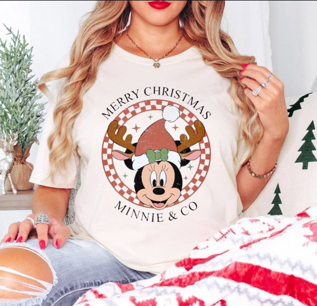 Retro Disney Christmas Shirt Mickey Christmas Shirt Vintage - Etsy
