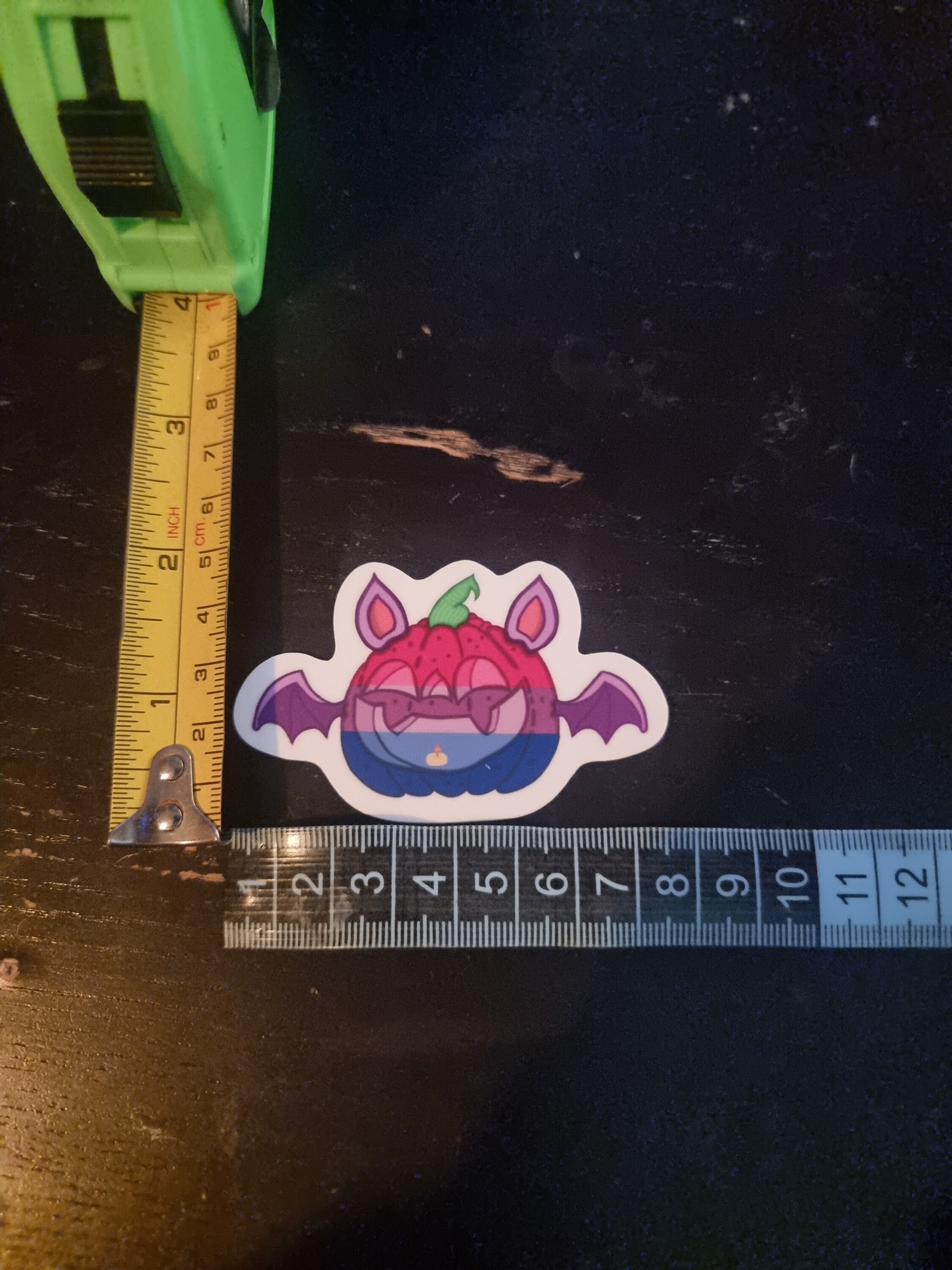 Pride Pumpkin Bat Sticker: Bisexual, Pansexual, Lesbian, Transgender ...