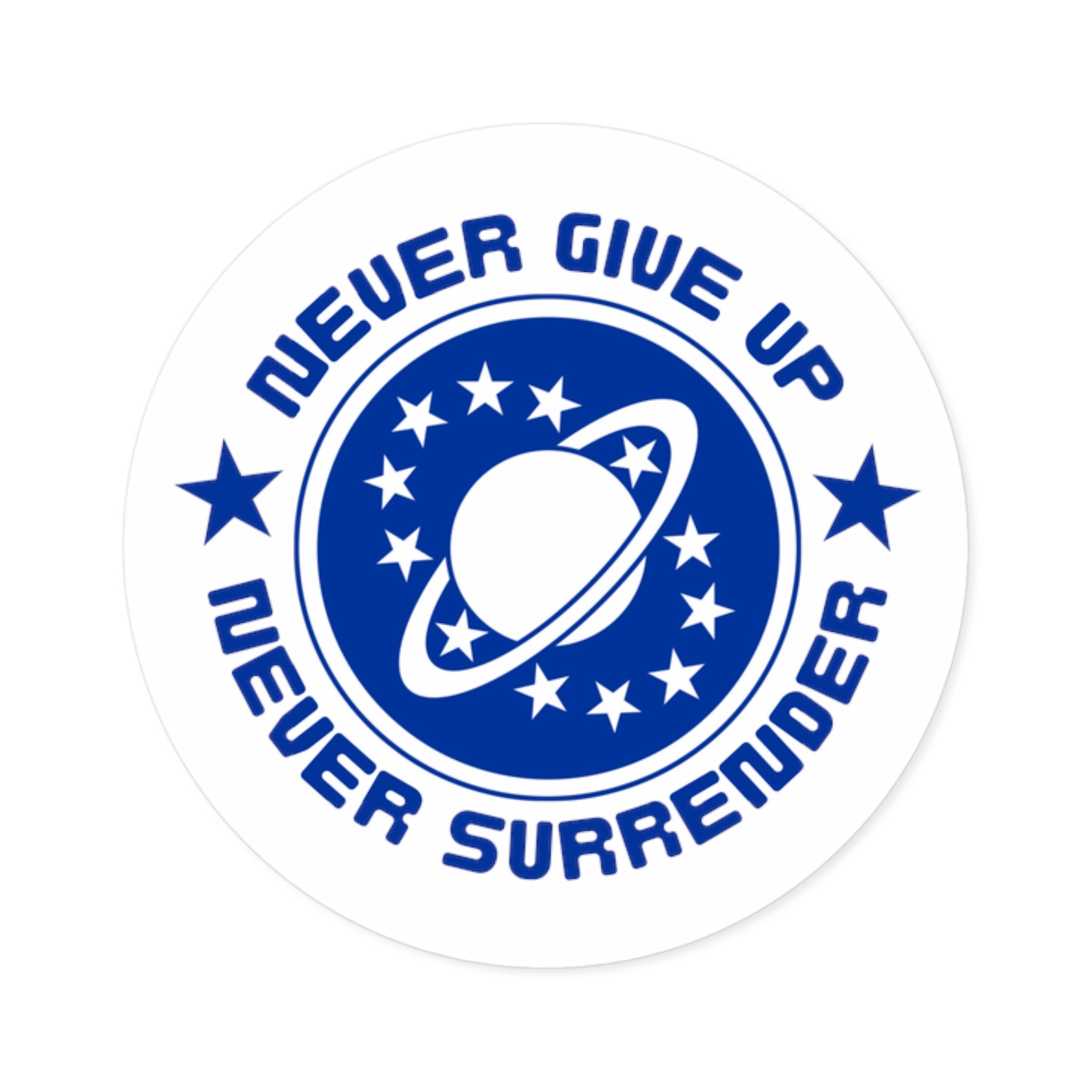 Galaxy Quest Sticker - Never Give Up, Never Surrender - Etsy
