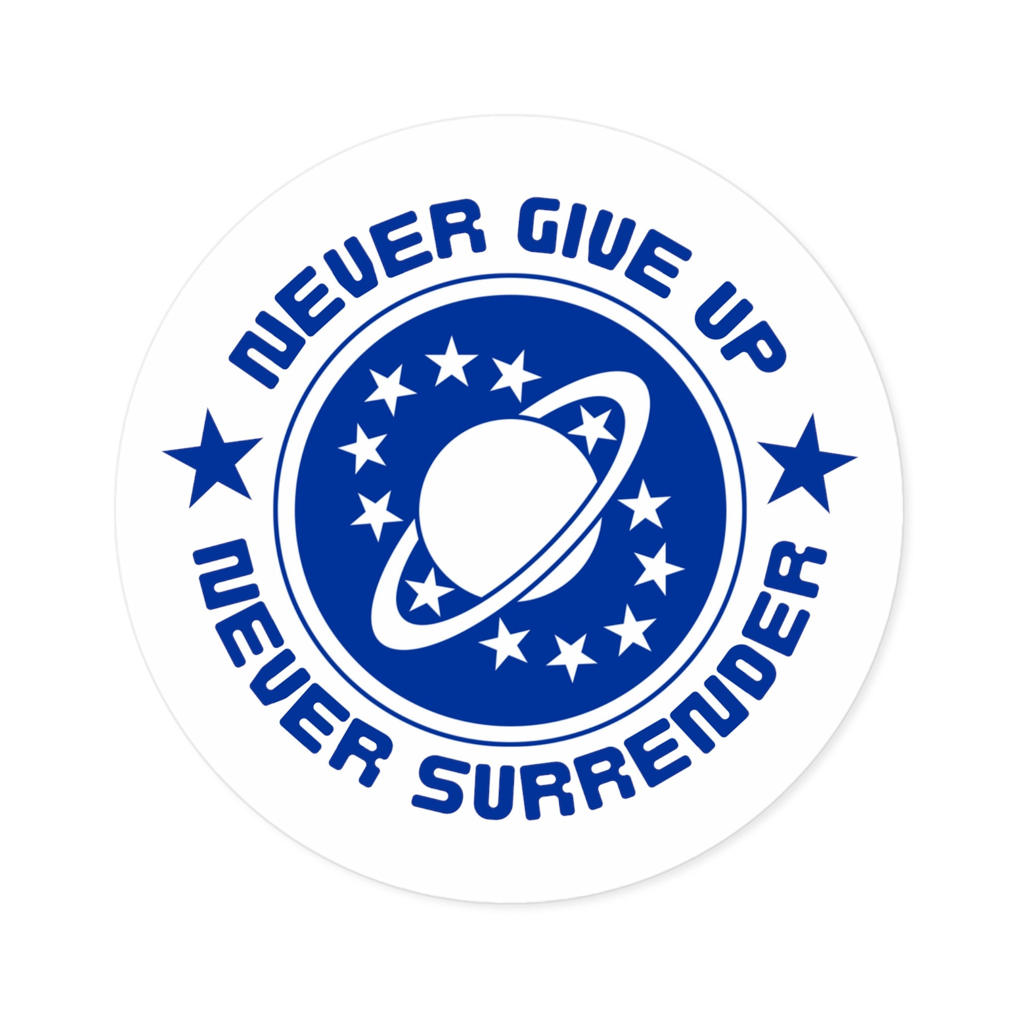 Galaxy Quest Sticker - Never Give Up, Never Surrender - Etsy