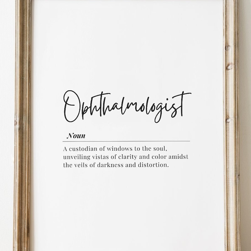 Ophthalmologist - Etsy
