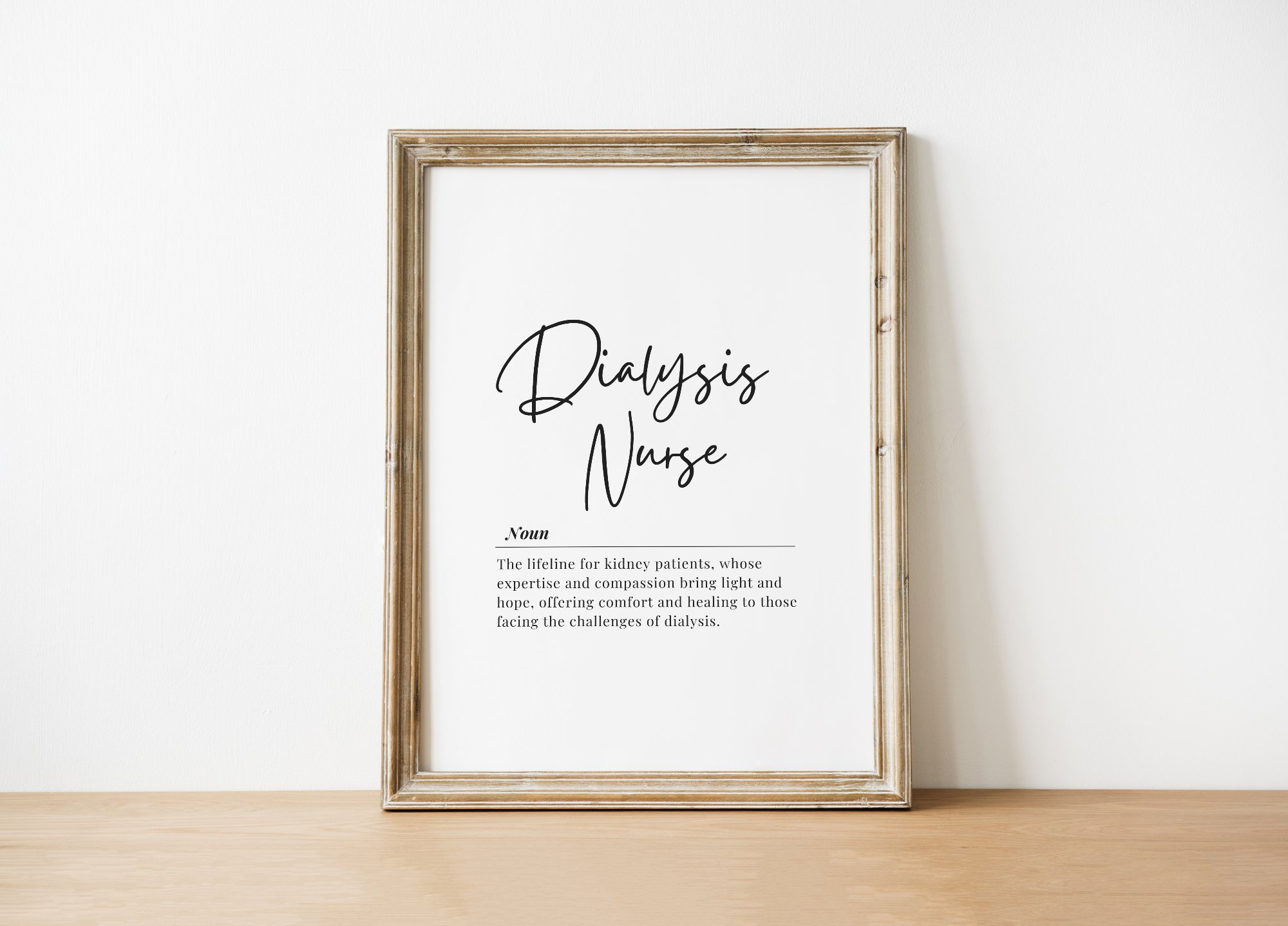 Dialysis Nurse Gift, National Nurses Week, Digital Download Definition ...