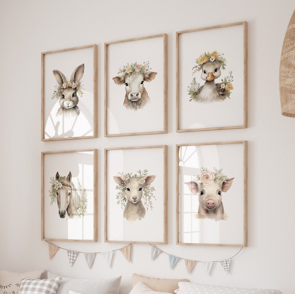 Vintage Farm Animal Art Prints Instant Download Nursery Decor - Etsy