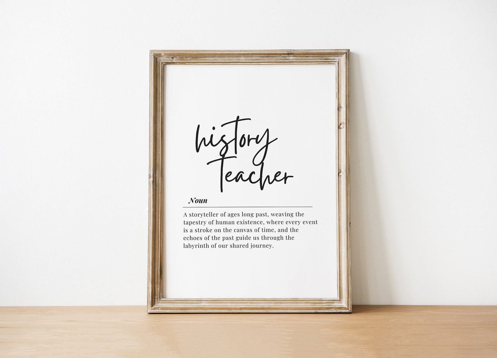 History Teacher Thank You Gift Appreciation Gift for History Teacher ...