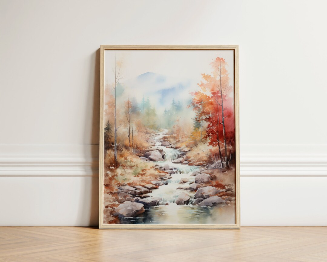 White Mountains New Hampshire Wall Art Fall Wall Decor Digital Download ...