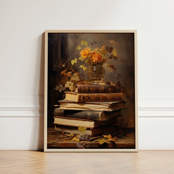Fall Book Stack - Etsy