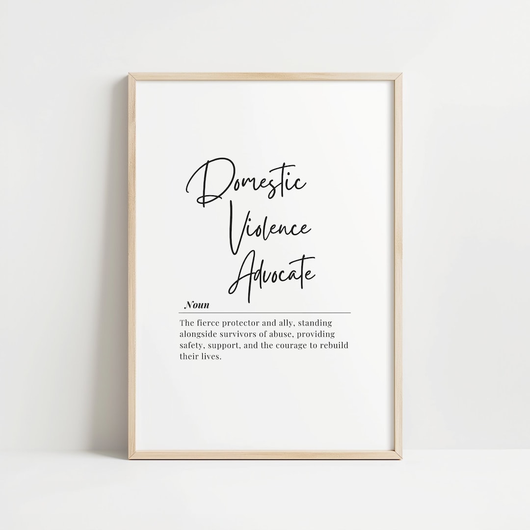 Domestic Violence Advocate Digital Artwork | Empowerment Print ...