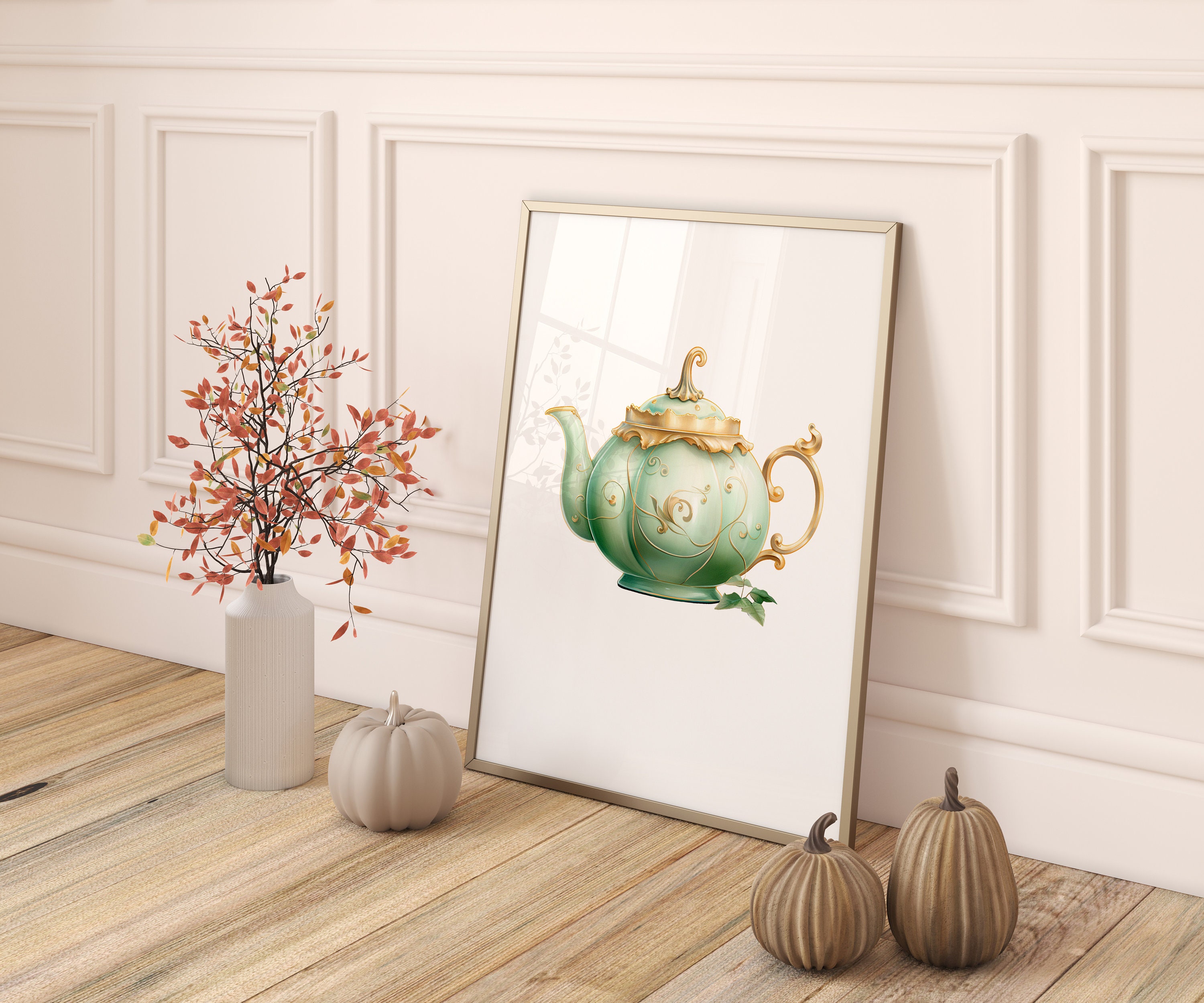 Pastel Halloween Pumpkin Teapot Clipart Bundle (PNG) - Etsy