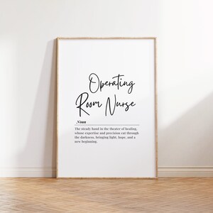 Operating Room Nurse Gift - National Nurses Week Digital Download ...