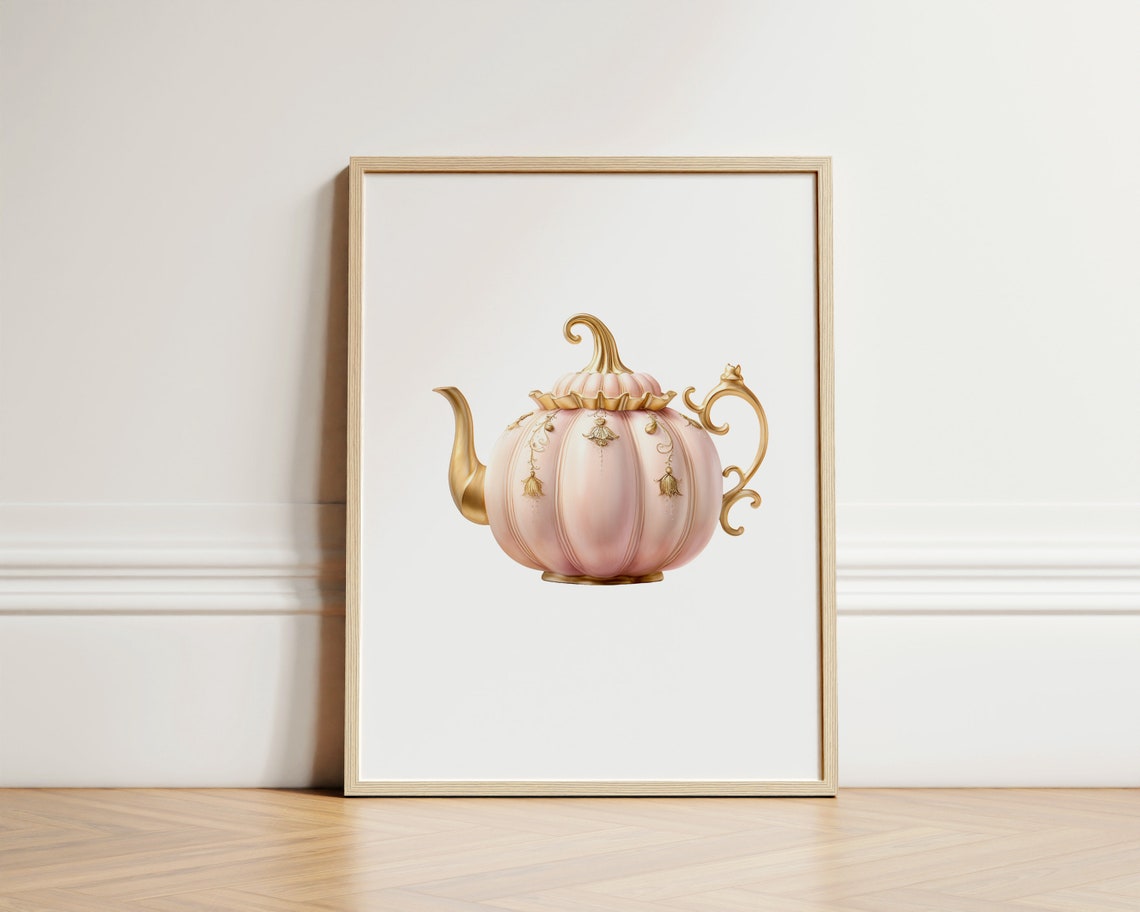 Pastel Halloween Pumpkin Teapot Clipart Bundle (PNG) - Etsy