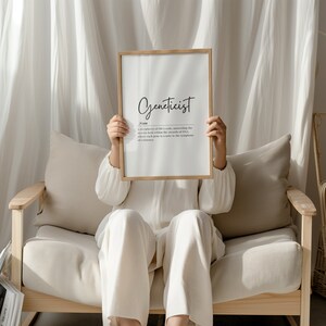 Genetics Lover Digital Print, Modern Home Office Wall Art, Science ...