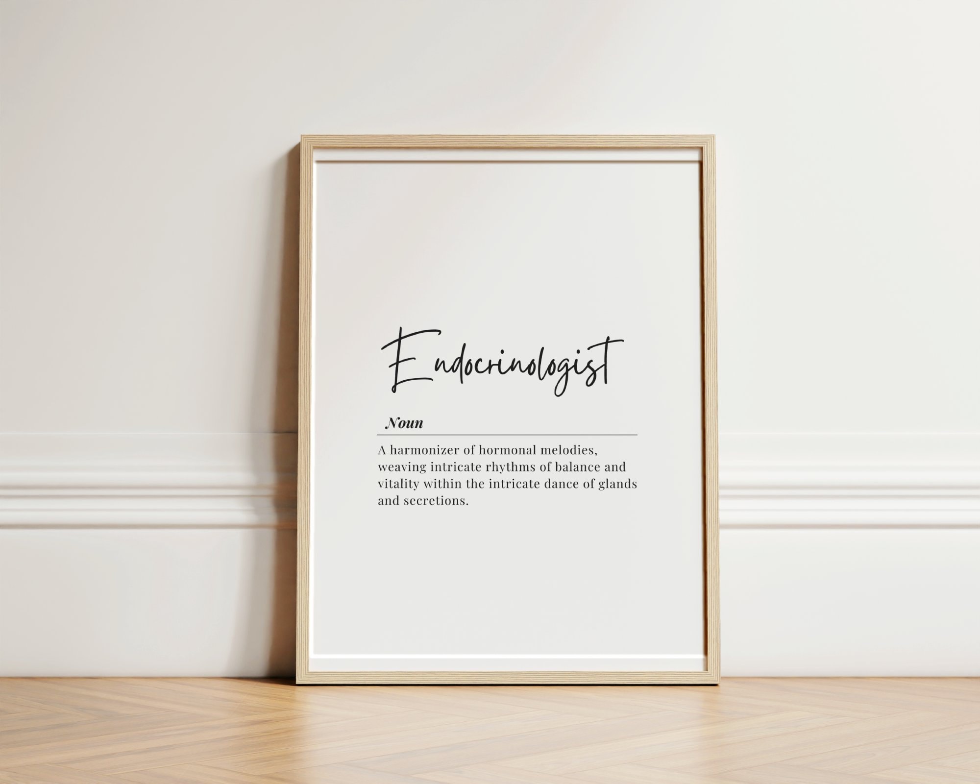 Endocrinologist Definition Printable Art, Medical Office Decor, Doctor ...