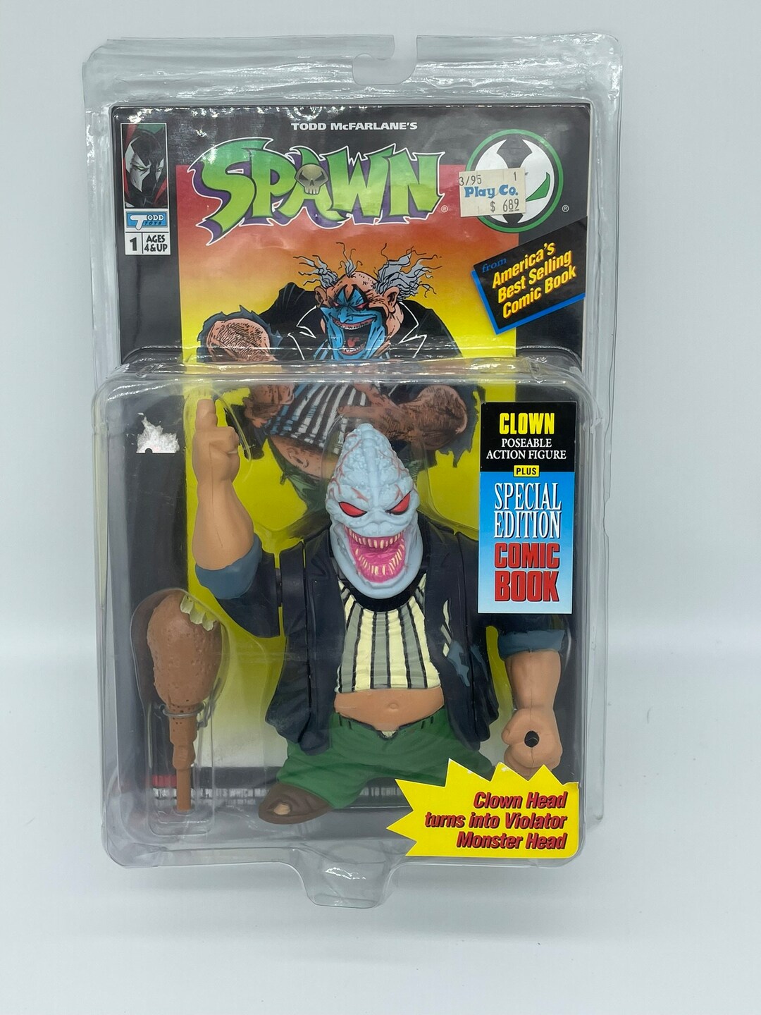 Spawn Clown Action Figure Todd Mcfarlane Toys 1994 - Etsy