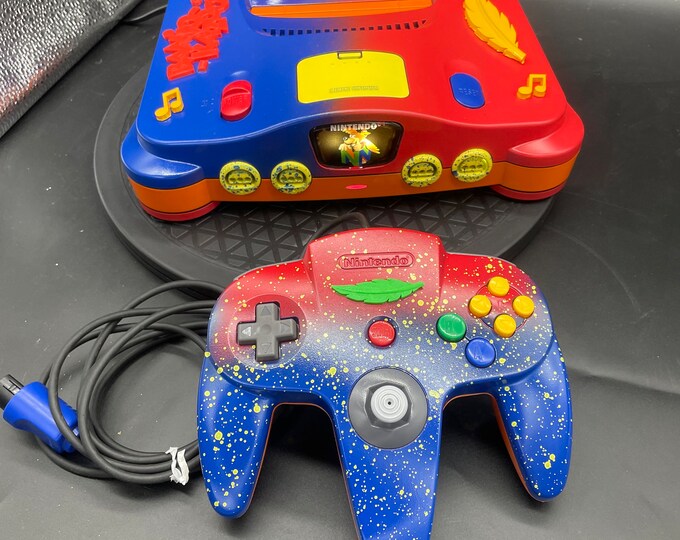 Nintendo 64 Banjo Kazooie Theme Game Custom Console/controller N64 W ...
