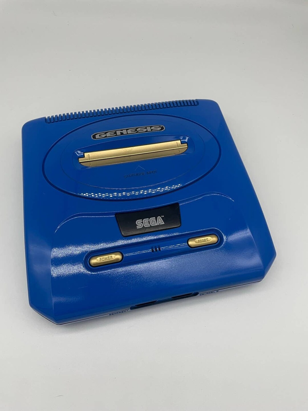 Sega Genesis Version 2 Custom Blue Video Game System Console - Etsy ...