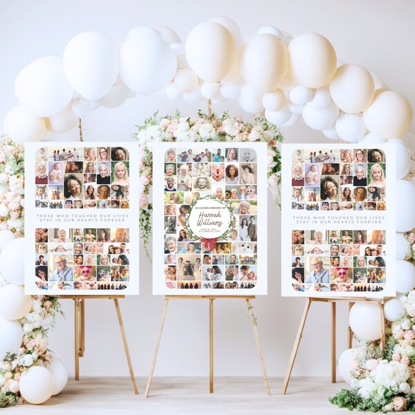 Funeral Memory Board - Etsy