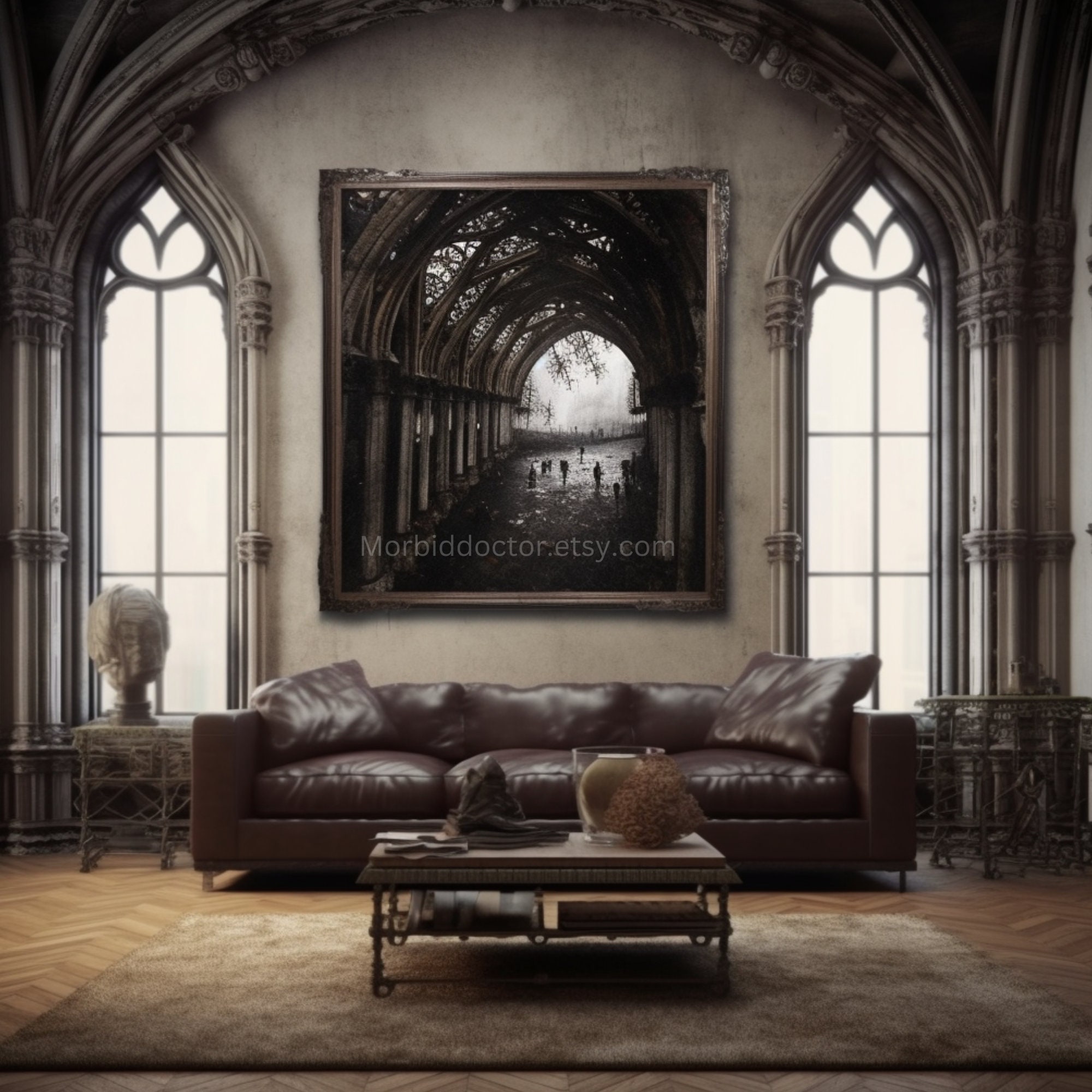 Frame Mockup ,dark Renaissance, Morbid Mockups, High Quality, Wall ...