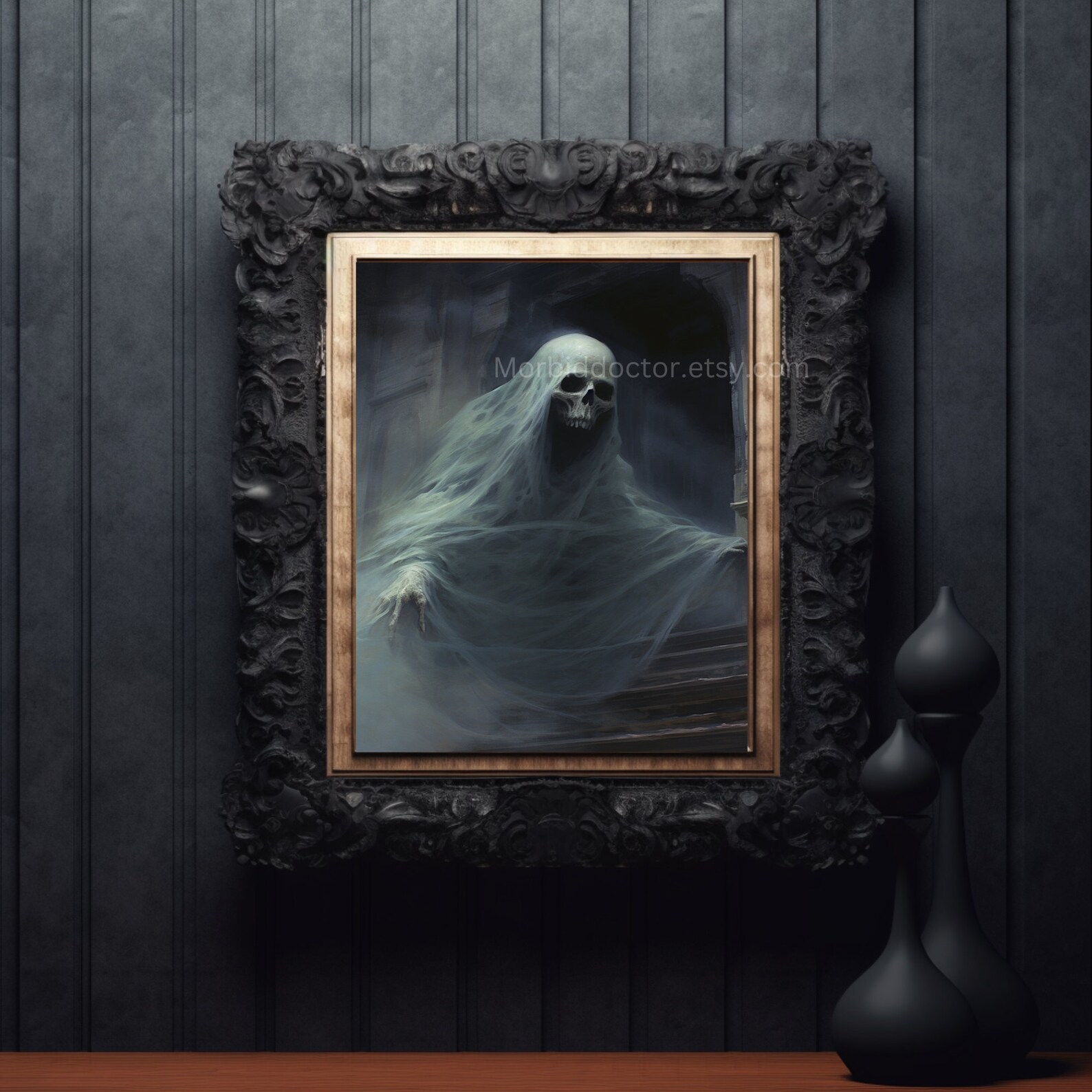 Frame Mockup ,dark Renaissance, Morbid Mockups, High Quality, Wall ...
