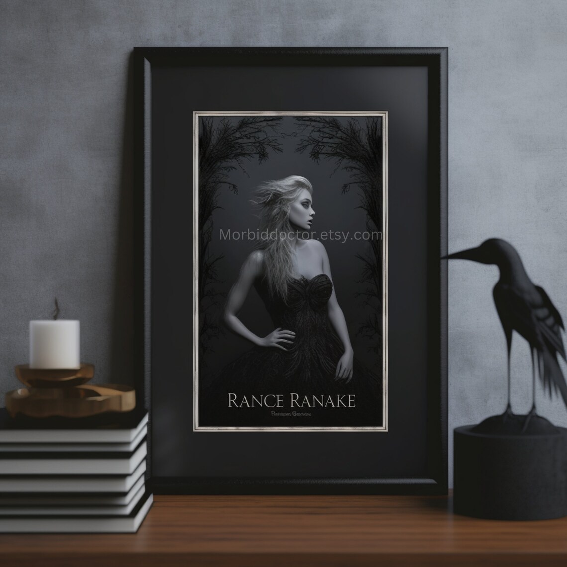Frame Mockup ,dark Renaissance, Morbid Mockups, High Quality, Wall ...