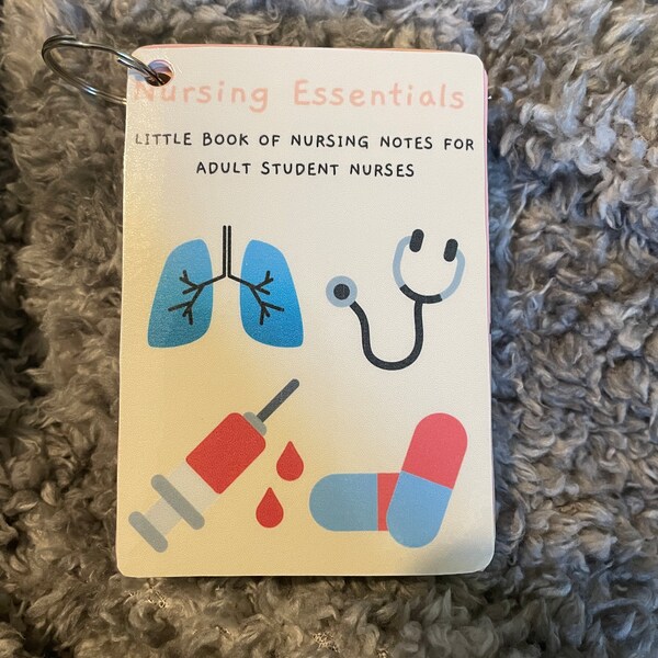 Nursing Flashcards - Etsy UK